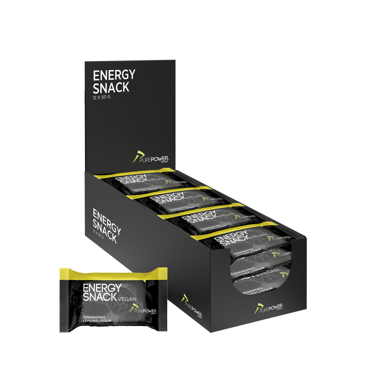 Energy Snack Lemon 12x50 g – PurePower