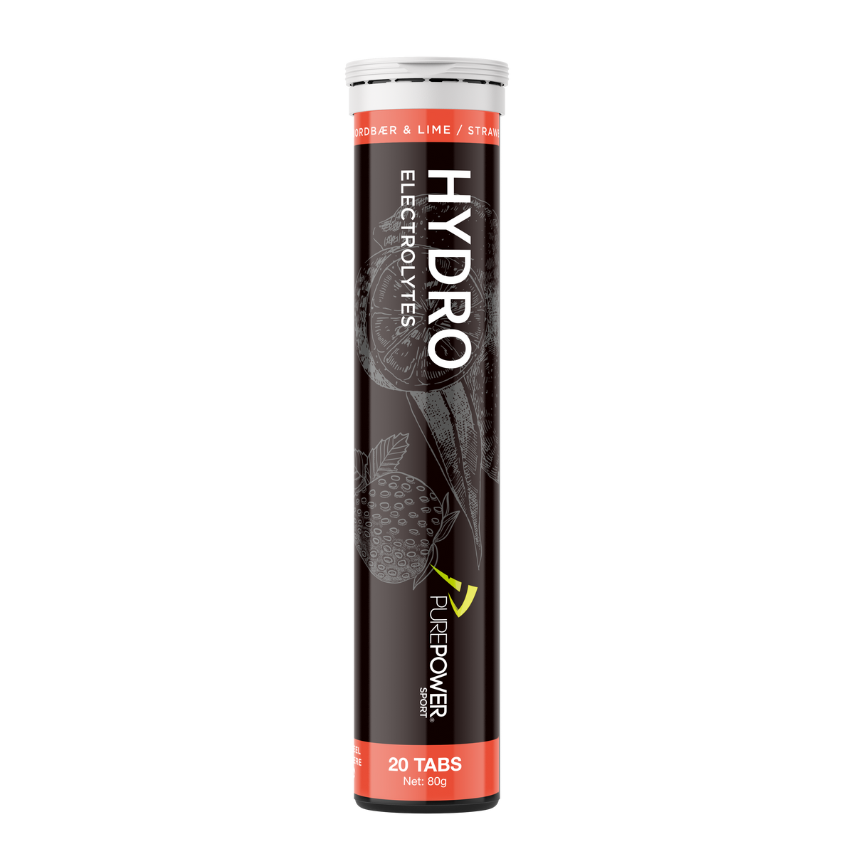 Elektrolyt tab til spinning - Hydro Appelsin - Purepower.dk – PurePower