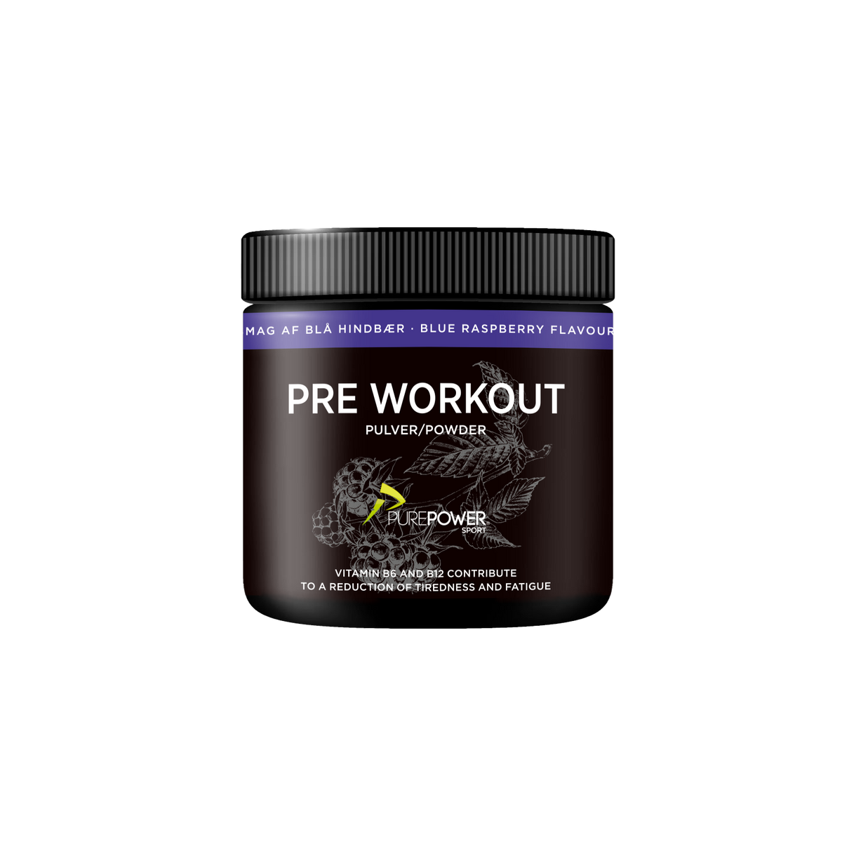 Pre-Workout PWO Blue Raspberry 300 g – PurePower